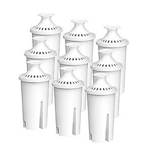 Filterlogic NSF Certified Pitcher Water Filter, Replacement for Brita Classic 35557, OB03, Mavea 107007, Replacement for Brita Pitchers Grand, Lake, Capri, Wave and More (Pack of 9)
