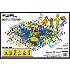Monopoly Scooby-Doo! Board Game | Official Scooby-Doo! Merchandise Based on The Popular Scooby-Doo! Cartoon | Classic Monopoly Game Featuring Scooby-Doo! Characters