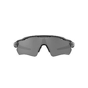 Oakley Men's OO9208 Radar Ev Path Rectangular Sunglasses, Hi Res Carbon/Prizm Black Polarized, 38 mm