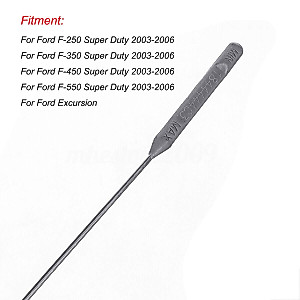 MOCW 3C3Z-6750-AA Engine Oil Dipstick Indicator for 2003 2004 2005 2006 FORD F250 F-350 F-450 F-550 Excursion Super Duty 6.0L V8 Diesel Powerstroke Fluid Level Indicator Dip Stick OE# 3C3Z6750AA