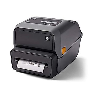 ZEBRA ZD620t Thermal Transfer Desktop Printer 300 dpi Print Width 4 in Ethernet Serial USB Cutter Preinstalled ZD62043-T21F00EZ