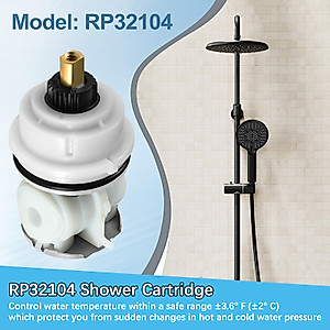 RP32104 Shower Cartridge Replacement Assembly, Compatible with Delta Monitor 1700 Series (1998-2005) Showers, for Tub and Shower Faucet Valve
