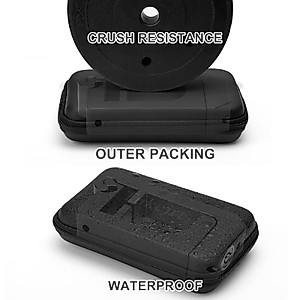 Tukeirt Motorcycle Lock - Adjustable Anti Theft for Motorcycles Mopeds Motorbikes Scooters ATVs Dirt Bike Street Bike Braking The Front Wheel Use on Grip Brake Handlebar(Black)