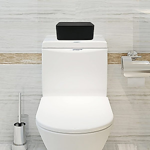 CZWESTC Diaper Wipes Dispenser, Baby Wipe Holder Case, Wipe Container with Sealing Lid Design, Keeps Diaper Wipes Fresh (Black)