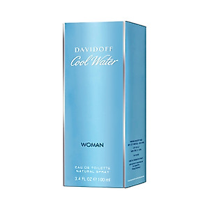 Cool Water by Davidoff for Women 3.4 oz Eau de Toilette Spray, 118706