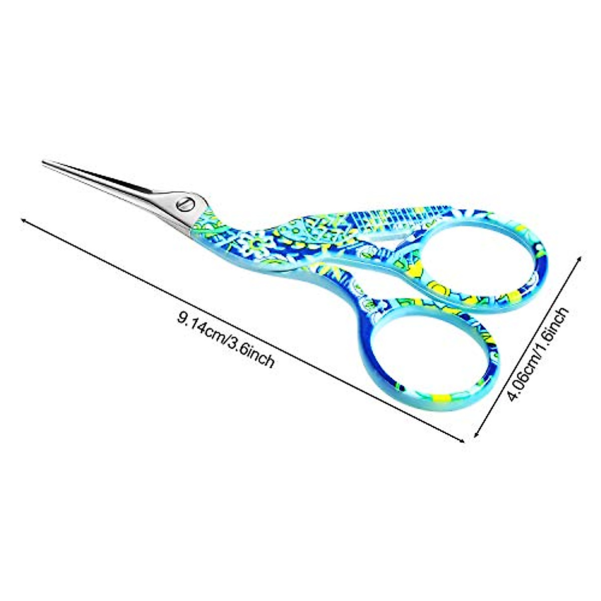 5 Pieces Stork Bird Scissors Embroidery Scissors 3.7 Inch Stainless Steel Tip Classic Stork Scissors Sewing Dressmaker Scissors Shears for Sewing, Craft, Art Work and Everyday Use