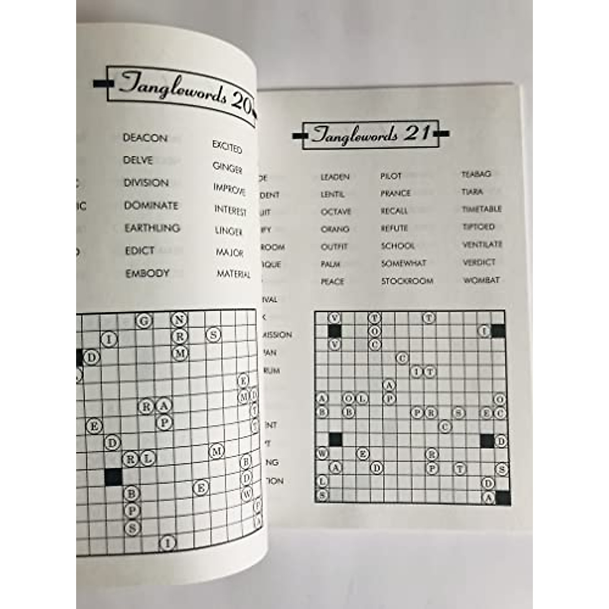 Volumes 241, 242, and 243 of Tanglewords from Penny Press Collectors Series (Letterboxes)