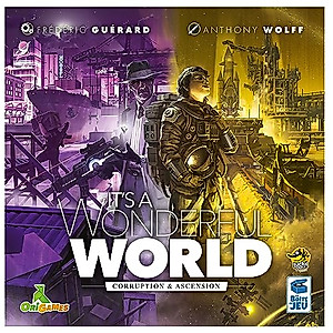 Lucky Duck Games It's A Wonderful World Corruption & Ascension Board Game Expansion - Expand Your Empire with New Challenges, Ages 14+, 1-7 Players, 30-60 Minute Playtime, Made