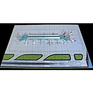 GJARPTC Airport Terminal Double ROTUNDA GEMGJARPTC 1:400 Gemini Jets Airport Terminal with 22 Gates (pre-Painted/pre-Built)