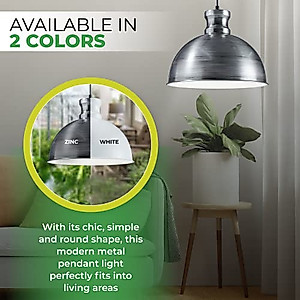 Bio Green 500-USZ Florabooster LUM 500 Grow Indoor 60w Lightbulb Lamp with 3m Connection Cable – Energy Saving House Plants – High Light Intensity, Brushed zinc