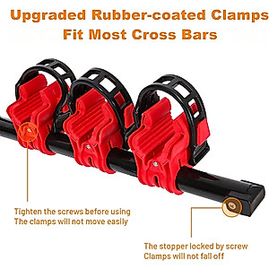 Bicycle Car Racks, Trunk Mounted Bike Rack, Foldable 3-Bike Bicycle Hitch Racks Mount Carrier for Car SUV Load 40Kg / 88Lb