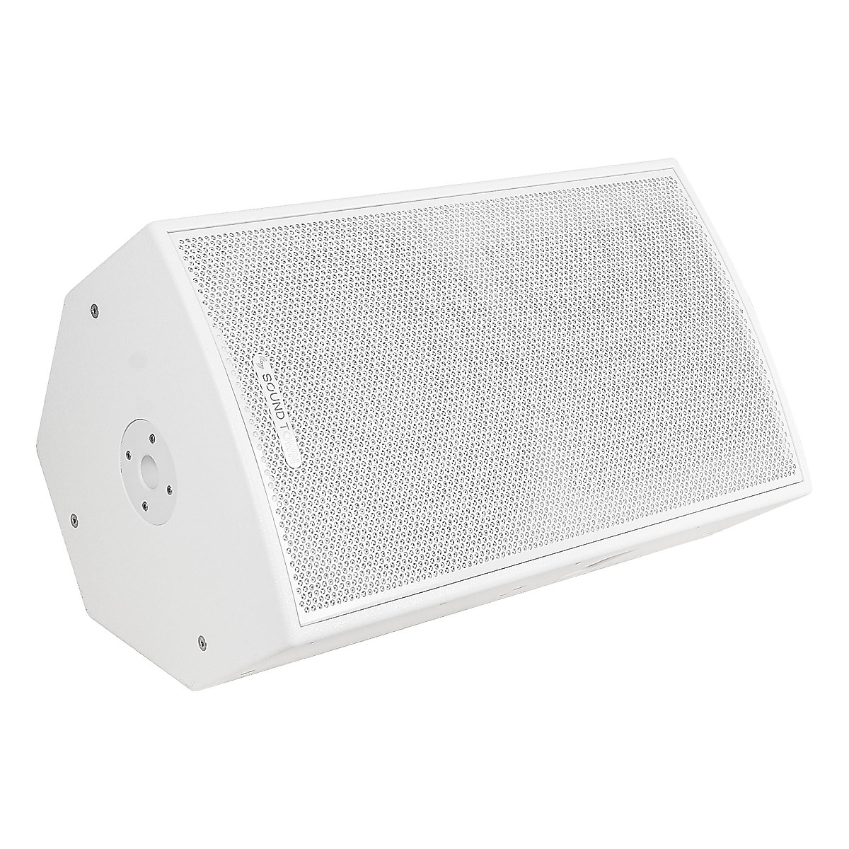 Sound Town CARME Series 15" 2-Way Powered Professional PA DJ Speaker, White with Onboard DSP, Birch Plywood for Installation, Live Sound, Karaoke, Bar, Church