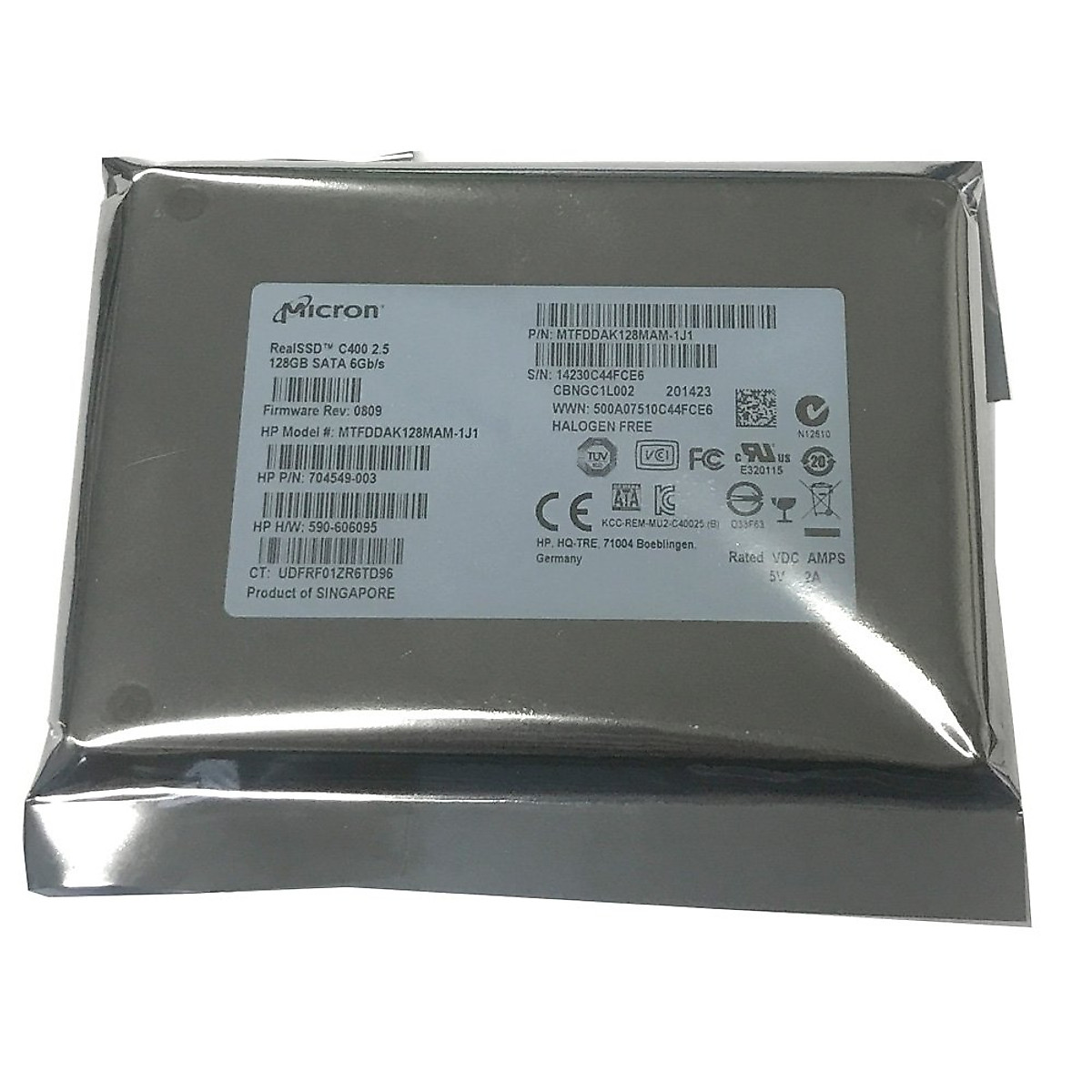 Micron RealSSD C400 128GB 2.5-inch SATA III MLC (6.0Gb/s) Internal Solid State Drive (SSD) MTFDDAK128MAM-1J1 - New OEM w/ 3 Years Warranty