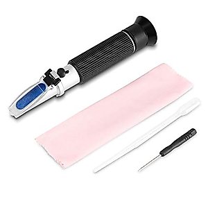 Alcohol Tester, Automatic Temperature Compensation Easy to Calibrate Measure Instrument Alcohol Tester for Distilled Beverage Rice Wine and Wine