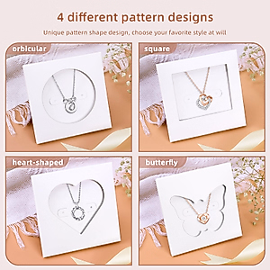 batifine Jewelry Display Card, Necklace Earring Bracelet Pendant card Jewelry Packaging gift boxes(50PCS)