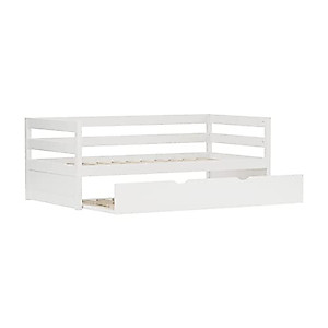 Hillsdale Caspian Trundle, Twin Daybed, White