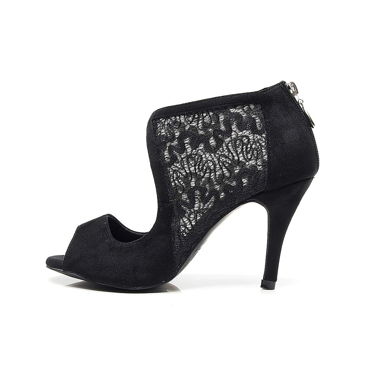 Goettin Ballroom Dance Shoes Women Heel Sandals Women Latin Salsa Bachata Performance Dance Shoes Suede Sole Wedding Dancing Shoes 10 cm Heel