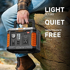 BALDR Portable Power Station 1000w, 933wh Solar Generator  (Solar Panel Optional) for Home Use, Solar Mobile Lithium Battery Pack for Outdoor Adventure Rv/Van Camping High-Power Appliances Emergency