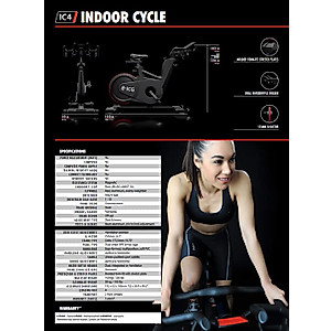 Life Fitness ICG Group Indoor Exercise Bike IC4 (IC-IC4B1)
