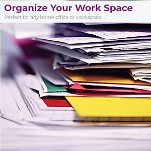 Artistic Contemporary Mesh Metal Desktop File Sorter for Neat and Organized Surfaces in Office, School, and Home, Black