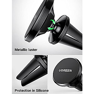 UGREEN Magnetic Phone Holder for Car Strong Magnet Cell Phone Mount Air Vent Compatible with iPhone 14 13 Pro Max Mini, iPhone 12 11 Plus SE XS XR 8 7 Smartphone