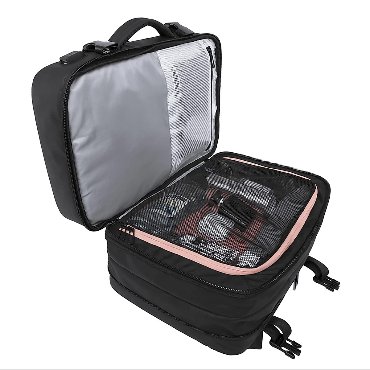 BANGE Laptop Backpack Expandable 21L-37L Waterproof USB Port 1.1 KG 15.6" Laptop Polyester Upgrade Travel Bag