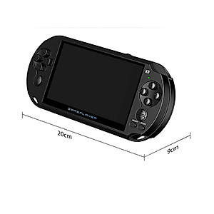 Portable X9 Retro Video Game Console 5.1 Inch Screen 8GB Handheld Gaming Player (Black)