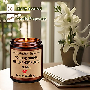 Miracu Scented Candle, Second Time Grandparents Gifts, Pregnancy Announcement for Grandparents Baby Announcement, Pregnancy Reveal to Parents, Baby Announcements Reveal Ideas for Grandparents Grandma
