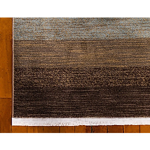 Unique Loom Fars Collection Area Rug - Manila (6' 1" x 9' Rectangle, Multi/ Light Brown)