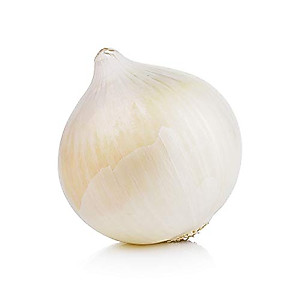 White Sweet Spanish Onion Seeds for Planting, 500+ Heirloom Seeds Per Packet, (Isla's Garden Seeds), Non GMO Seeds, Botanical Name: Allium cepa, Great Home Garden Gift