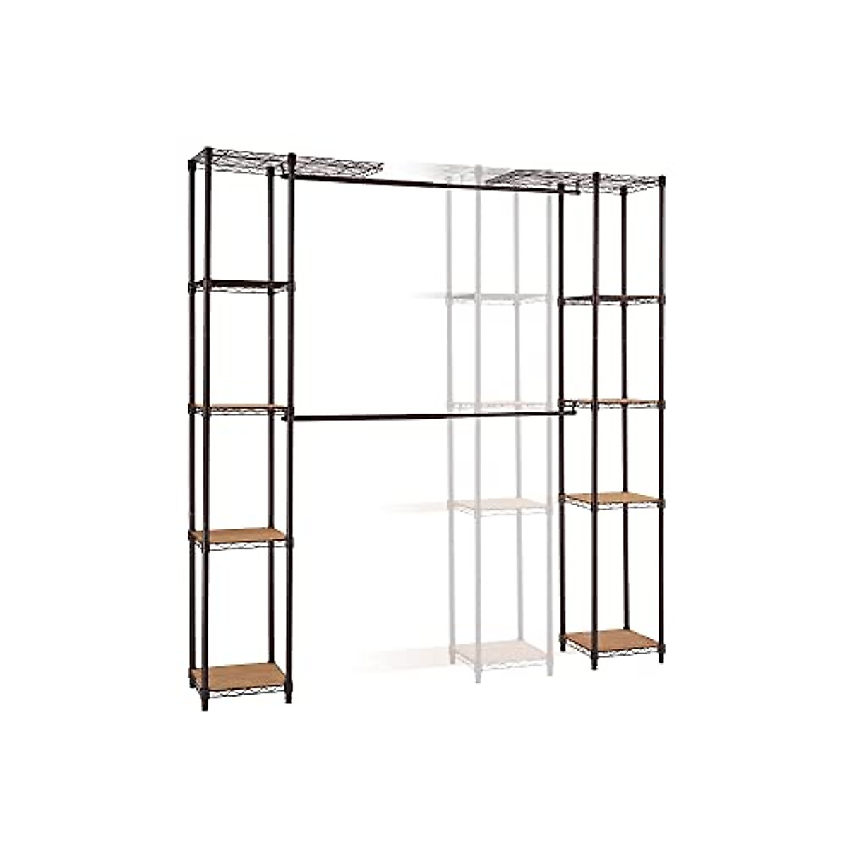 TRINITY Expandable Closet Organizer, Dark Bronze