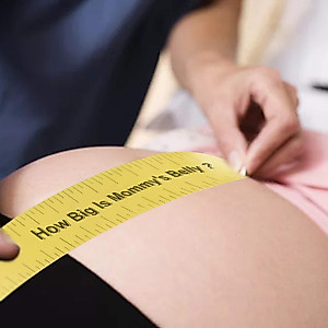 ABOAT 3 Rolls 2in x 150ft Belly Measuring Tape Tummy Measure for Baby Shower Game Party Supplies