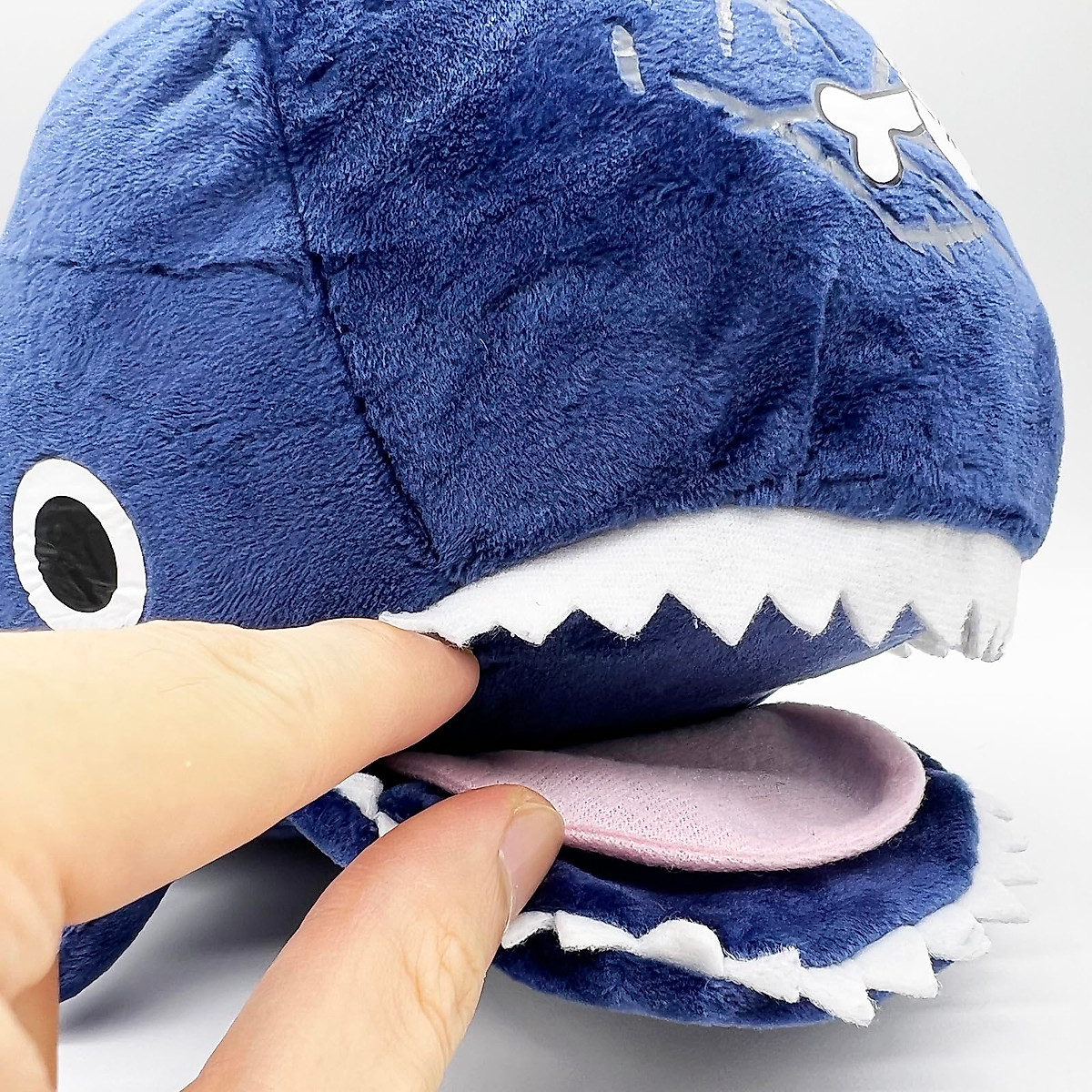 YJacuing 12in Anime One Piece Blue Whale Laboon Plush, Cute Cuddly Soft Stuffed Collectible Animal Plushie Doll Pillow Toy
