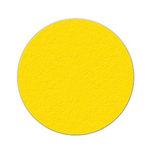 INCOM Manufacturing: Workplace Marker 6" Circle, Yellow (Pack of 25)