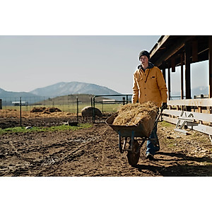 Dickies mens Fleece Hooded Duck Shirt Jacket With Hydroshield Work Utility Outerwear, Brown Duck, XX-Large US