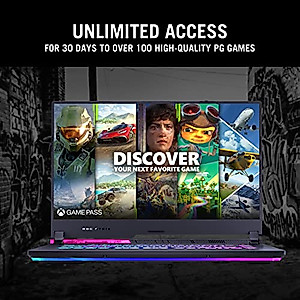 ASUS ROG Strix G15 (2022) Gaming Laptop, 15.6” 300Hz IPS FHD Display, NVIDIA GeForce RTX 3060, AMD Ryzen 7 6800H, 16GB DDR5, 1TB SSD, RGB Keyboard, Windows 11 Home, G513RM-IS74