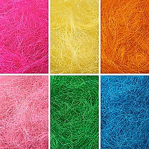 NJN Easter Grass for Easter Basket Grass Filler Stuffer 150g, Easter Party Craft Supplies Decorations