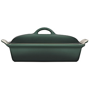 Le Creuset Stoneware Heritage Covered Rectangular Casserole, 4 qt. (12" x 9"), Artichaut