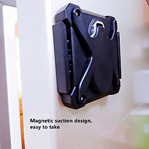 MYXL Original 2 in 1 Small Beer Can Opener Smooth Edge ,Universal Soda Can Opener Manual, Remover That Cuts Open the Top,Compact Portable Kitchen Bar Tool,Manual Beverage Cans. (black)