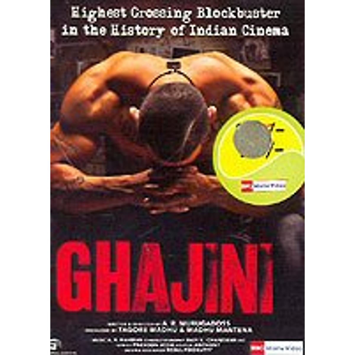 Ghajini (Hindi DVD with English subtitles)