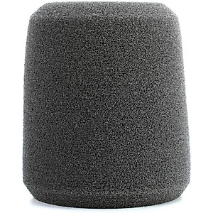 Shure A1WS Gray Foam Windscreen for all 515 Series, BETA 56A and BETA 57A, Black