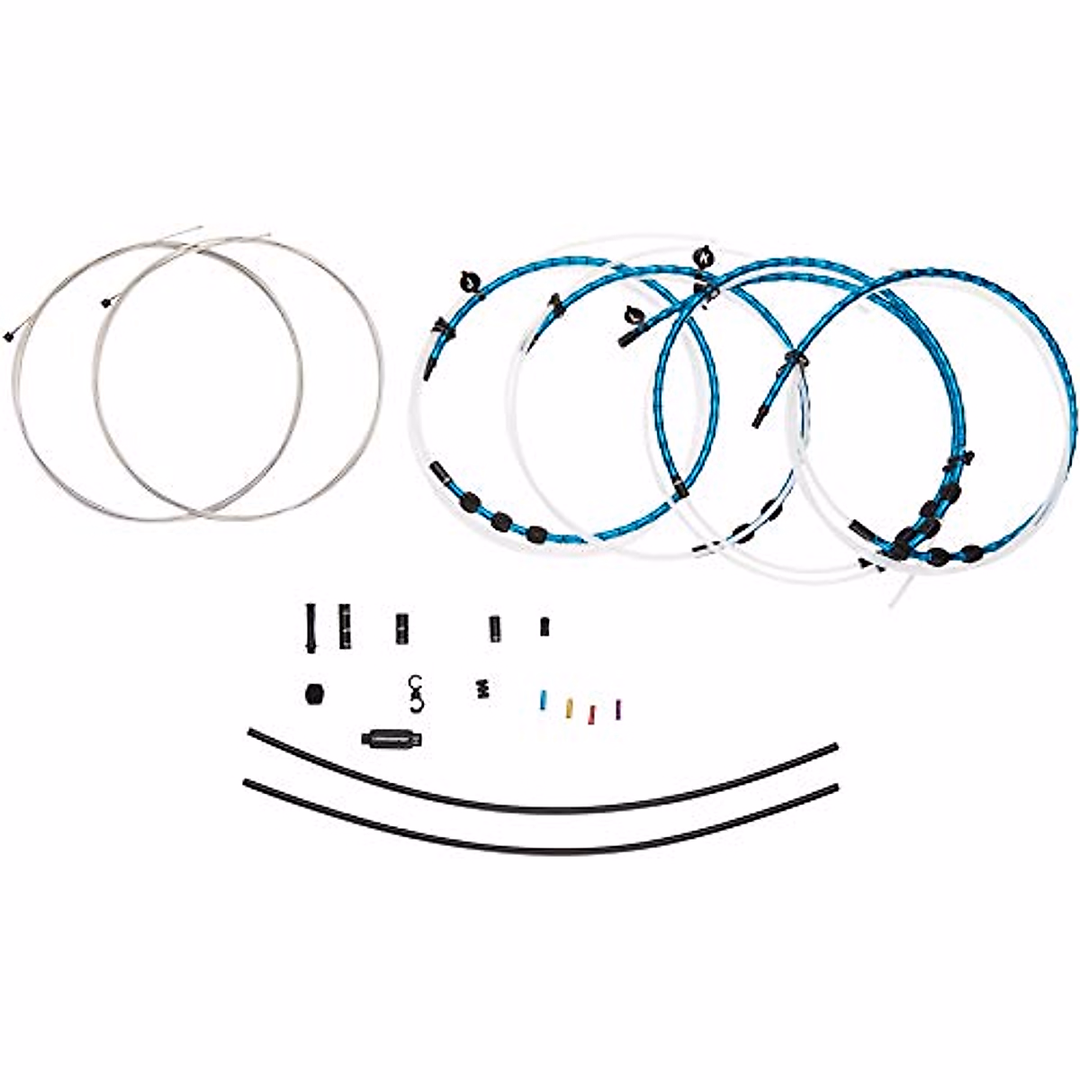 Jagwire 2X Elite Link Shift Kit Adult Unisex Shifters and Cables, Blue, One Size