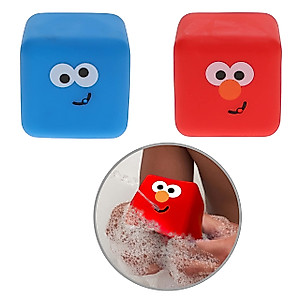 Sesame Street 10 Piece Bath Toy Value Set - Kids Bath Toys