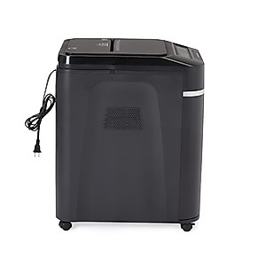 Amazon Basics 200-Sheet Auto Feed Micro Cut Paper Shredder with Pullout Basket, Black - NEW (Previously AmazonCommercial brand)