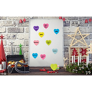 Heart Sticky Notes 3x3 in, 8 Pads, Super Cute Bright Color Strong Adhesive Post, Clean Removal, 82 Sheets/pad