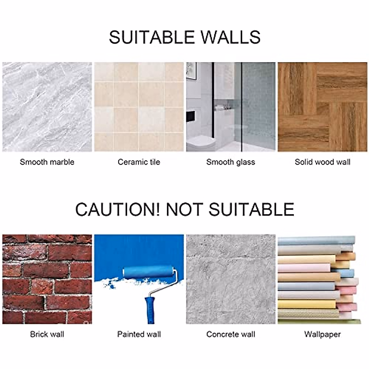 Adhesive Towel Hooks Heavy Duty Wall Hooks Stainless Steel Waterproof Shower Towel Hooks, Coat Hooks for Hanging Clothes, Door Hooks Adhesive Hooks for Bathroom- 2 Pack, Silver