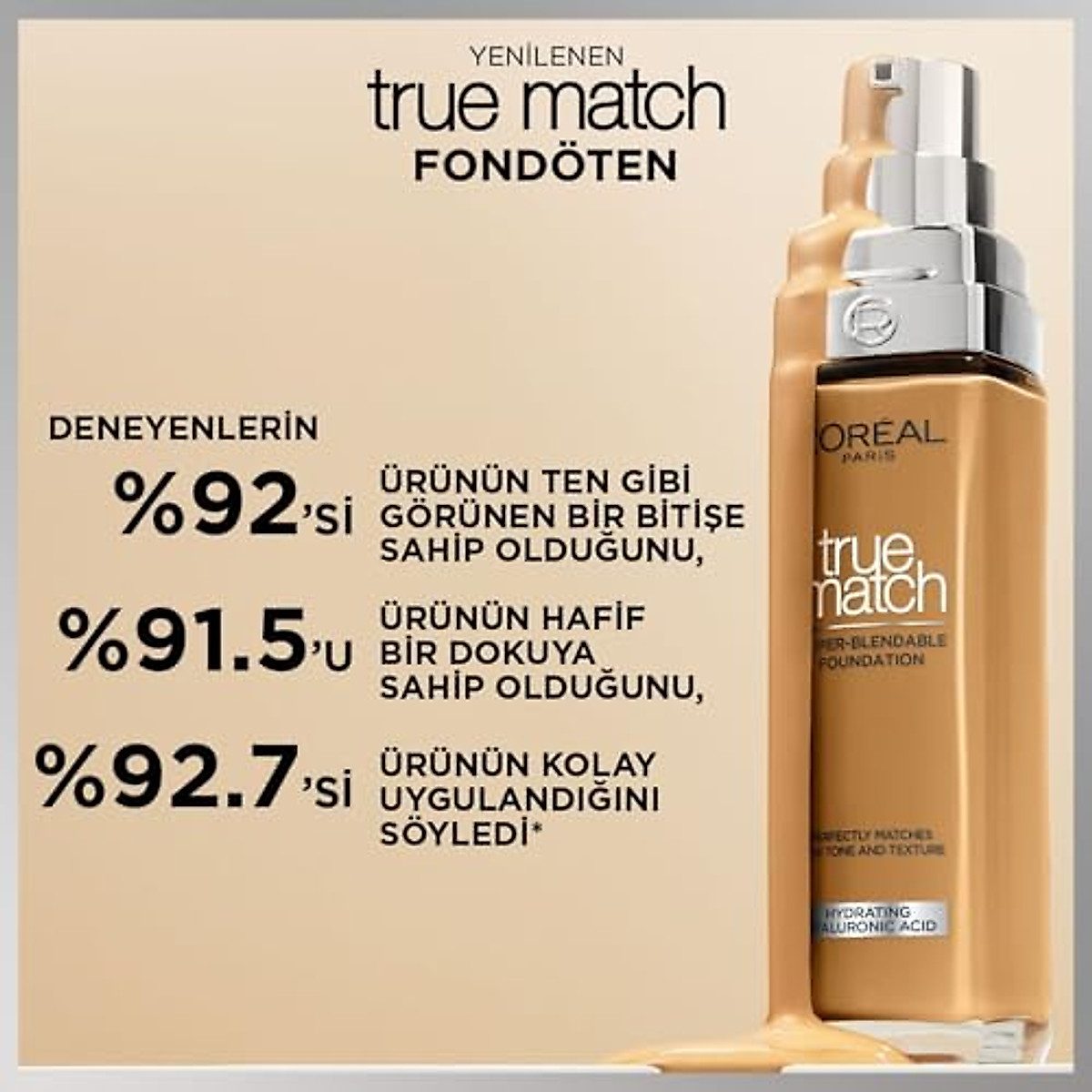 L'Oreal Paris New True Match Foundation 30ml - 3D/3W Golden Beige