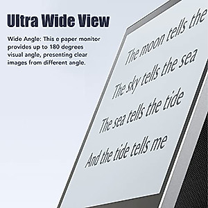 Acogedor 13.3inch E Ink Monitor, 15Hz HDMI 1600x1200p Eyes Care E Paper Display, 70mm VESA Mountable, for Windows, iOS, Linux, Android Systems