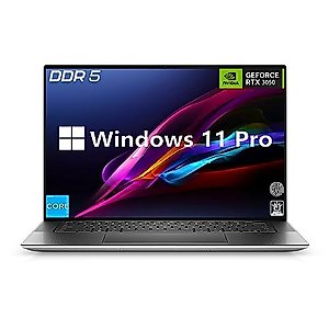 Dell XPS 15.6 Inch FHD Business Laptop with 12th Gen Intel Core i7-12700H, GeForce RTX 3050, 64GB DDR5 RAM, 2TB SSD, Backlit Keyboard, Thunderbolt 4, Fingerprint Reader, Windows 11 Pro, Silver