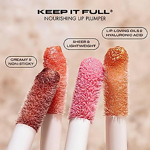 Milani Keep It Full Nourishing Lip Plumper (0.13 Fl. Oz.) Cruelty-Free Lip Gloss for Soft, Fuller-Looking Lips (Nude Shimmer)